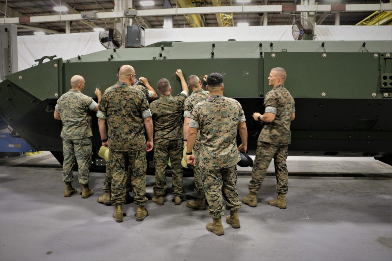 Marines Meet Workforce Building the Amphibious Combat Vehicle | Defense ...