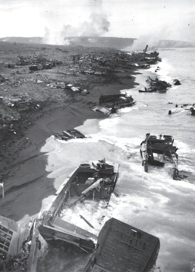The Landing From The Beaches Of Iwo Jima To Suribachi S Peak Defense